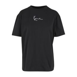 T-Shirt Karl Kani "Karl Kani Damen KW-TE021-001-01 Small Signature Essential Os Tee", Damen, Gr. L, schwarz, 100% Baumwolle, bedruckt, normal, Rundhals, Shirts T-Shirt