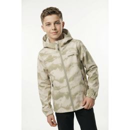 Softshelljacke Icepeak "KULM JR", Kinder, Gr. 152, powder, Obermaterial: 95% Polyester, 5% Elasthan, Jacken Softshelljacke, f&uuml;r Kinder und Jugendliche, atmungsaktiv, wasserdicht