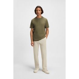 T-Shirt BOSS Orange "Tegood", Herren, Gr. M, gr&uuml;n (open gr&uuml;n342), Single Jersey, Obermaterial: 100% Baumwolle, regular fit normal, Rundhals, eingesetzt eingefasste Kante, Shirts T-Shirt, Rundhalsausschnitt, Regular Fit, Logoschriftzug