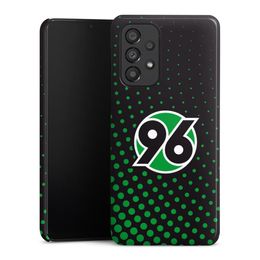 DeinDesign Galaxy A33 5G Handy Premium Case Smartphone Handyh&uuml;lle Schutzh&uuml;lle gl&auml;nzend Hannover 96 Logo Muster Premium Case