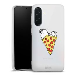 DeinDesign Galaxy A36 5G Handy Silikon H&uuml;lle Case transparent Handyh&uuml;lle Peanuts Pizza Snoopy Silikon Case