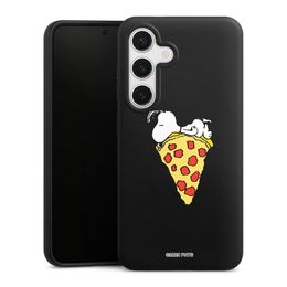 DeinDesign Galaxy S24 Handy PLA Handyh&uuml;lle Handyh&uuml;lle aus nachwachsenden Rohstoffen Organic Case Peanuts Pizza Snoopy Organic Case