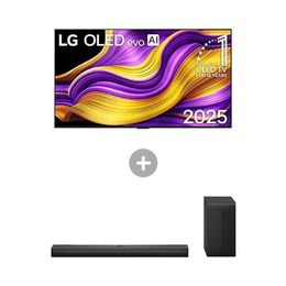 LG 55 &Prime; OLED evo AI G5 4K Smart TV + 3.1.1 Kanal TV Soundbar DS70TY mit Dolby Atmos OLED55G57LW.DS70001