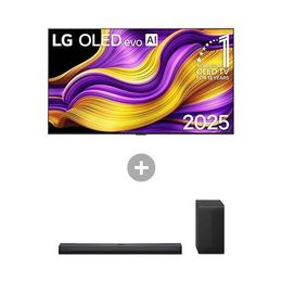 LG 65 &Prime; OLED evo AI G5 4K Smart TV + 3.1.1 Kanal TV Soundbar DS70TY mit Dolby Atmos OLED65G57LW.DS70001