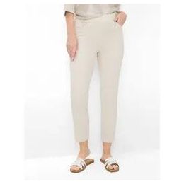 Caprihose RAPHAELA BY Brax "Style PAMINA 6/8", Damen, Gr. 46K (23), Kurzgr&ouml;&szlig;en, beige, Web, 96% Baumwolle, 4% Elasthan, Hosen Caprihose