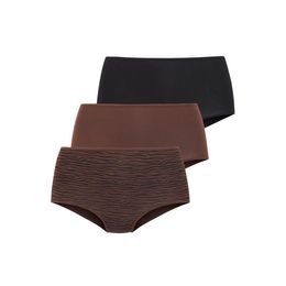 Lascana Taillenslip 'aus hochwertiger Modal-Qualit&auml;t' mehrfarbig Gr. 36/38 f&uuml;r Damen. K&ouml;rpernah. Nachhaltig.