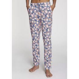 Vivance Dreams Pyjamahose mehrfarbig Gr. 36/38 f&uuml;r Damen. Mit Allover-Druck. Gerade. Nachhaltig.