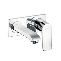 Hansgrohe Metris Waschtischarmatur, Wandmontage LowFlow, 31251000, LowFlow
