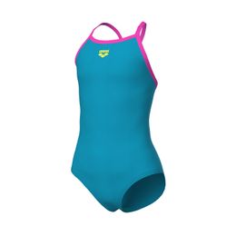 Badeanzug arena "GIRL'S arena SWIMSUIT LIGHT DROP SOLID f&uuml;r M&auml;dchen", M&auml;dchen, Gr. 164 (158), N-Gr, eyeblush, shocking pink, shocking pink, Obermaterial: 82% Polyester, 18% Elasthan, Badeanz&uuml;ge Badeanzug