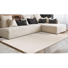 Teppich Arte Espina "Nila 100", beige (elfenbeinfarben), B:80cm H:20mm L:150cm, Polypropylen (PP), Teppiche, Teppich