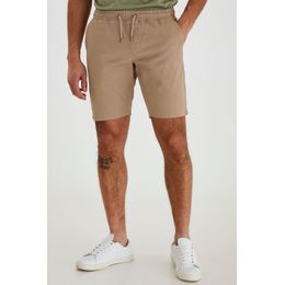 Chinoshorts Blend "BHPiello", Herren, Gr. XL, US-Gr&ouml;&szlig;en, beige braun, Web, 98% Baumwolle, 2% Elasthan, unifarben, regular fit kurz, Hosen Chinoshorts, Stilvolle Chino Shorts mit Eingrifftaschen