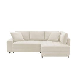 bobb Ecksofa mit pflegeleichtem Bezug Arissa de Luxe beige Ma&szlig;e (cm): B: 268 H: 91 T: 215.0 &raquo; M&ouml;bel Kraft