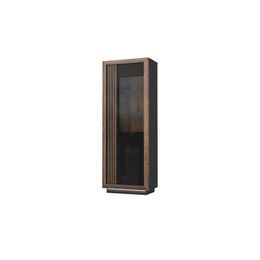M&ouml;bel Kraft Vitrine schwarz Ma&szlig;e (cm): B: 73 H: 197 T: 42.0 &raquo; M&ouml;bel Kraft