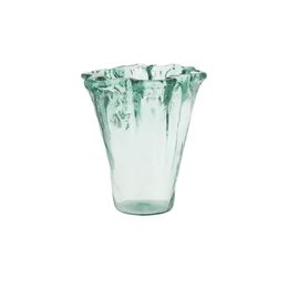 M&ouml;bel Kraft Vase gr&uuml;n Glas Ma&szlig;e (cm): B: 17 H: 20 &raquo; M&ouml;bel Kraft