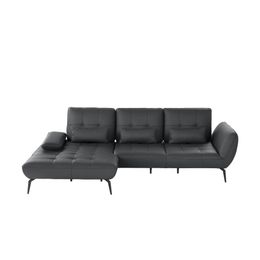Vito Ecksofa aus Leder Ticona schwarz Ma&szlig;e (cm): B: 301 H: 93 T: 191.0 &raquo; M&ouml;bel Kraft