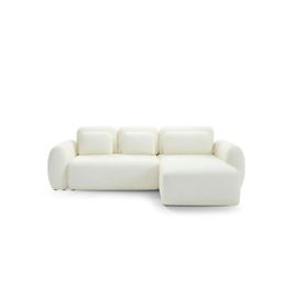 M&ouml;bel Kraft Ecksofa mit Schlaffunktion Falco wei&szlig; Ma&szlig;e (cm): B: 304 H: 95 &raquo; M&ouml;bel Kraft