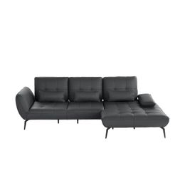 Vito Ecksofa aus Leder Ticona schwarz Ma&szlig;e (cm): B: 301 H: 93 T: 191.0 &raquo; M&ouml;bel Kraft