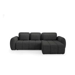 M&ouml;bel Kraft Ecksofa mit Schlaffunktion Contii schwarz Ma&szlig;e (cm): B: 304 H: 95 &raquo; M&ouml;bel Kraft