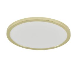 KHG LED-Deckenleuchte messing-blank gold Ma&szlig;e (cm): H: 5,5 &Oslash;: 40.0 &raquo; M&ouml;bel Kraft