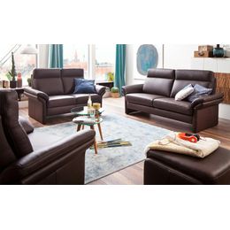 Wohnwert Ledersofa Vichy braun Ma&szlig;e (cm): B: 202 H: 103 T: 89.0 &raquo; M&ouml;bel Kraft