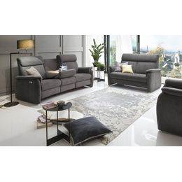 DeLuca Trapezsofa Melly grau Ma&szlig;e (cm): B: 226 H: 107 T: 97.0 &raquo; M&ouml;bel Kraft