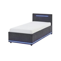 M&ouml;bel Kraft Polsterbett grau Ma&szlig;e (cm): B: 98 H: 90 &raquo; M&ouml;bel Kraft