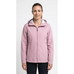 Sch&ouml;ffel Regenjacke SCH&Ouml;FFEL "Jacket Style Bohorok WMS", Damen, Gr. 44, pearly afterglow, Obermaterial: 100% Polyester, Jacken Regenjacke, &Uuml;bergangsjacke mit wasserdichter Membran (10.000 mm Wassers&auml;ule)