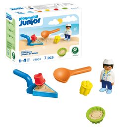 Konstruktions-Spielset Playmobil "Sand-B&auml;ckerei (72005), Junior Sand", bunt, Spielbausteine, Kinder, Kunststoff, Konstruktions-Spielset, Made in Europe