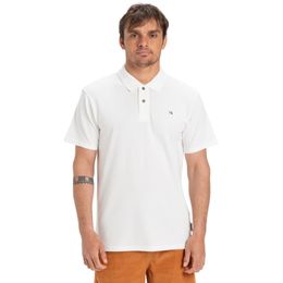Poloshirt Quiksilver "DNA", Herren, Gr. M, wei&szlig;, Obermaterial: 100% Walkfrottier;, Shirts Poloshirt