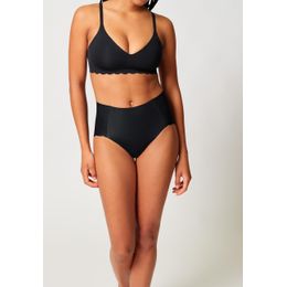 High-Waist-Slip Skiny "Sensation", Damen, Gr. 38, schwarz, Obermaterial: 56% Polyamid, 44% Elasthan, unifarben, Unterhosen High-Waist-Slip