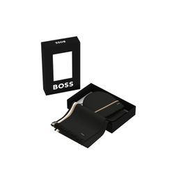 Schal BOSS "Schal Henzo Set 2er Pack", Herren, schwarz, Obermaterial: 51% Polyacryl PAN. 47% Baumwolle CO. 2% Polyester PES., Modet&uuml;cher Schal