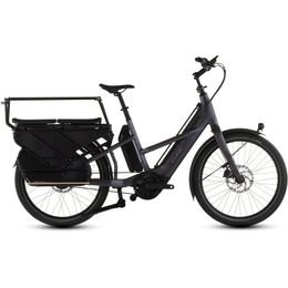 Cube Longtail Hybrid Comfort Family 800 | Gr. One Size | Aluminium E-Transportrad Grau