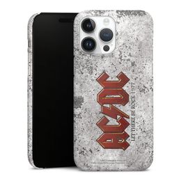 DeinDesign iPhone 14 Pro Max Handy Premium Case Smartphone Handyh&uuml;lle Schutzh&uuml;lle matt Logo Acdc Merchandise Premium Case