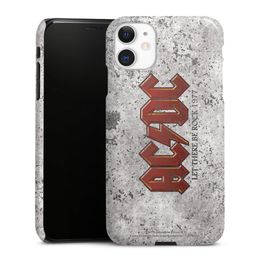 DeinDesign iPhone 11 Handy Premium Case Smartphone Handyh&uuml;lle Schutzh&uuml;lle gl&auml;nzend Merchandise Acdc Logo Premium Case