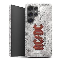 DeinDesign Galaxy S25 Ultra Handy Premium Case Smartphone Handyh&uuml;lle Schutzh&uuml;lle gl&auml;nzend Logo Acdc Merchandise Premium Case