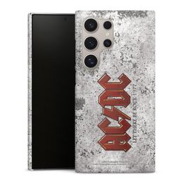 DeinDesign Galaxy S24 Ultra Handy Premium Case Smartphone Handyh&uuml;lle Schutzh&uuml;lle matt Logo Acdc Merchandise Premium Case