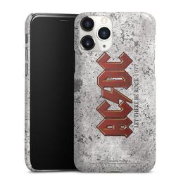 DeinDesign iPhone 11 Pro Handy Premium Case Smartphone Handyh&uuml;lle Schutzh&uuml;lle gl&auml;nzend Merchandise Acdc Logo Premium Case