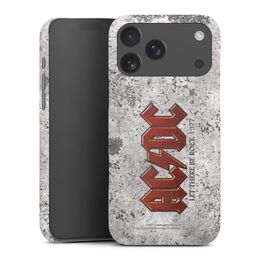 DeinDesign iPhone 17 Pro Max Handy Premium Case Smartphone Handyh&uuml;lle Schutzh&uuml;lle matt Logo Acdc Merchandise Premium Case