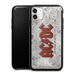 DeinDesign iPhone 11 Handy Silikon H&uuml;lle Case schwarz Handyh&uuml;lle Logo Acdc Merchandise