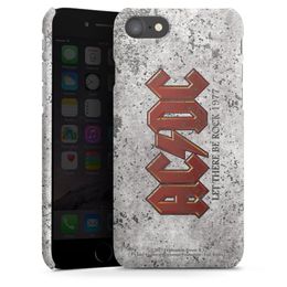 DeinDesign iPhone SE (2020) Handy Premium Case Smartphone Handyh&uuml;lle Schutzh&uuml;lle matt Merchandise Acdc Logo Premium Case