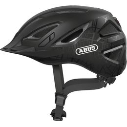Fahrradhelm Abus "URBAN-I 3.0" Gr. S, schwarz (street art), Helme, S Kopfumfang: 51cm - 55cm
