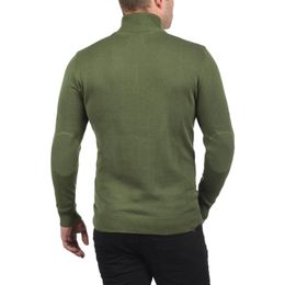 Strickjacke Blend "BHNorman", Herren, Gr. L, burnt olive, Feinstrick, 50% Baumwolle, 50% Polyacryl, unifarben, regular fit, ohne Ausschnitt, eingesetzt Strickb&uuml;ndchen, Strickjacken Strickjacke, Bequeme Feinstrick-Jacke mit Stehkragen und elastischen B&uuml;ndchen