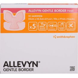 smith&nephew Allevyn Gentle Border Heel 23x23,2 cm Schaumv. 5 St