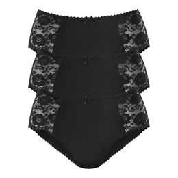Petite Fleur By Lascana Panty Damen Gr&ouml;&szlig;e XL schwarz