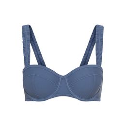 LSCN by LASCANA Bikini Top 'Gina' female size 75 Smoke blue