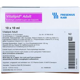 Vitalipid Adult Emulsion zur Infusion Ampullen 10X10 ml