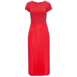 Lascana Kleid Damen Gr&ouml;&szlig;e 42 rot Sommerkleid