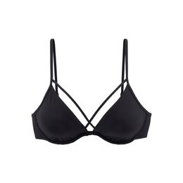 Lascana Bikinitop Damen Gr&ouml;&szlig;e 75 schwarz