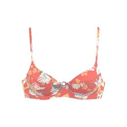 Sunseeker Bikinitop Damen Gr&ouml;&szlig;e 80 gr&uuml;n / orange / wei&szlig;