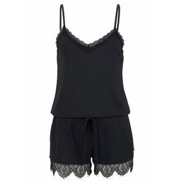 Lascana Playsuit Damen Gr&ouml;&szlig;e XL schwarz